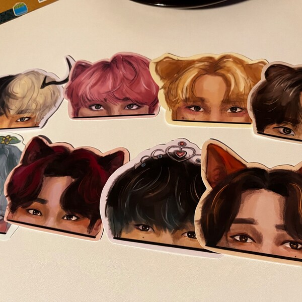 MITO Moon Ateez Sticker | Waterproof Vinyl Sticker, K-pop Ateez Sticker ...