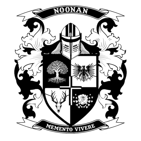 Custom Metal Family Crest Sign / Family Crest / Metal Family Crest ...