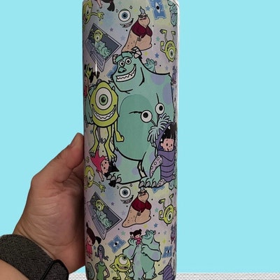 Monsters Tumbler Wrap 20oz Straight Skinny Wrap Sublimation Design ...
