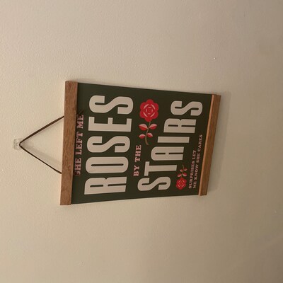 Blink 182 All the Small Things She Left Me Roses Lyrics Print ...