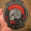 High Tech Low Life Patch - Etsy
