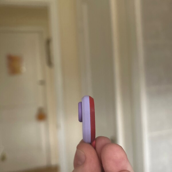 3D Printed Customizable Keychain Magnetic Haptic Slider Fidget Toy ...