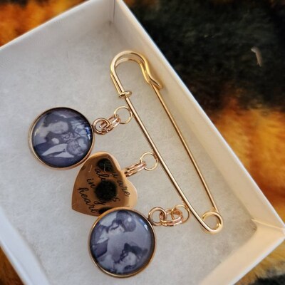 Memory Charm Memory Pin for Groom Memory Charm for Wedding Graduation ...