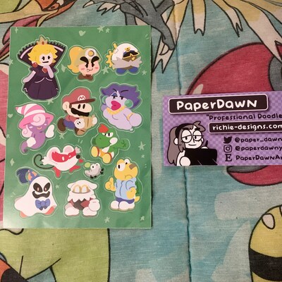 FF6 Character Sprites Vinyl Sticker Sheet - Etsy