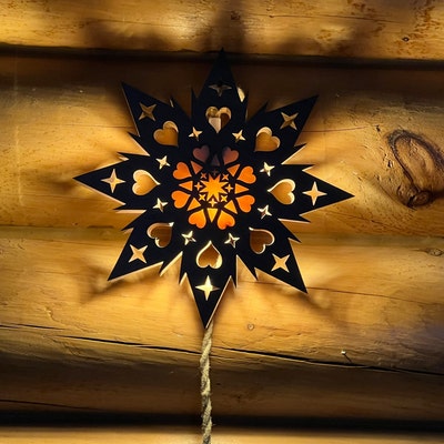 Scandinavian Welcome Light, Koselig Star Lamp, Swedish Advent Star ...