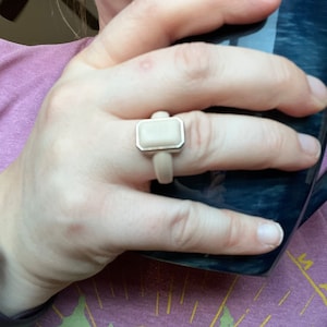 Designed Silicone Wedding Ring for Women. Set of Thin and - Etsy