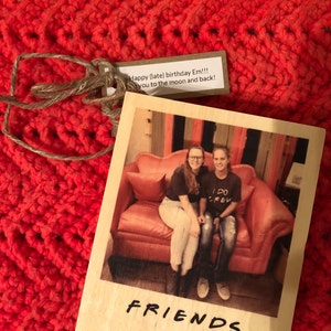 Friends series wooden block with your photo picture on | Etsy