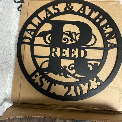 Monogram Wall Decor 24 Hour Cut/ship Fleur De Lis - Etsy