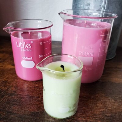Beaker Scented Candles STEM Chemistry Biology Science Gifts - Etsy