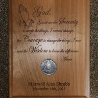 Narcotics Anonymous Key Tag, Personalized Brass NA Birthday Key Chain ...