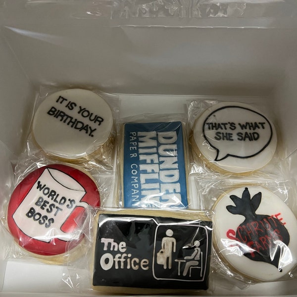 The Office Cookies - Etsy
