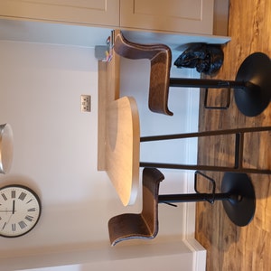 Pair of Metal Bench Legs With Back Support Industrial Look - Etsy