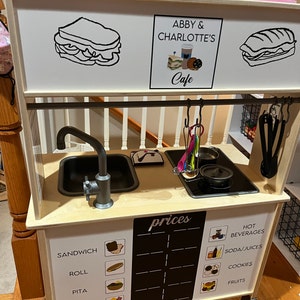 Play Kitchen Stickers Decal Set Mix and Match Fits on Ikea - Etsy