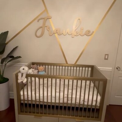 Large Baby Name Sign, Large Nursery Name Sign, Big Family Name Sign ...