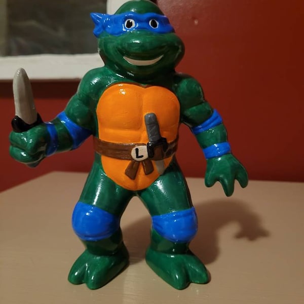 Mutant Ninja Turtle Bisque.ninja Turtle Paint-your-own. DIY Ceramic ...