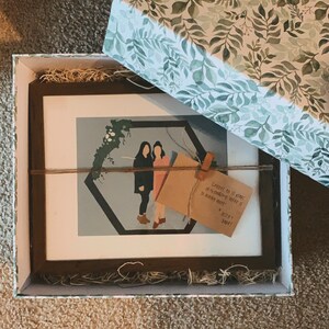 Two People Custom Portrait From Photo | Digital Download - Etsy