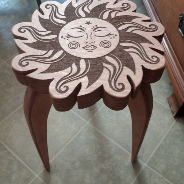 Sun Stand, Plant Stand, Indoor Planter, Wood Plant Stand, Garden Decor ...