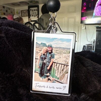 Tiny Mini Small Photo Album Keychain includes Personalized Photos Tiny ...