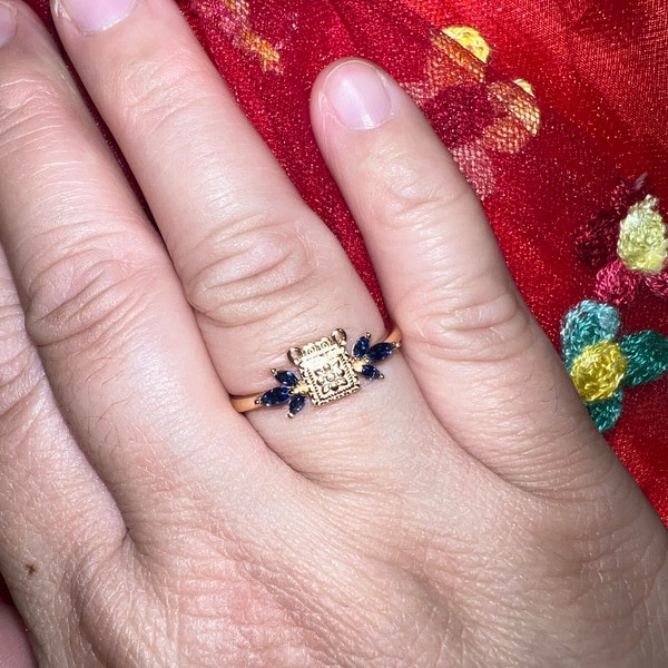 925 Silver Trinity Hmong Phiaj Ring - Etsy