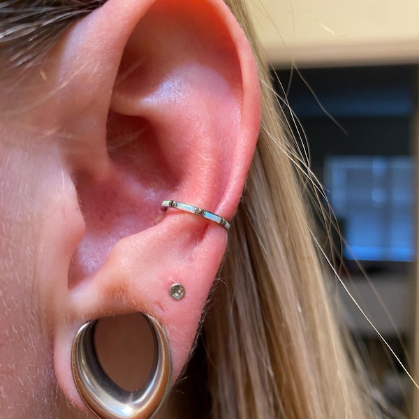 16G Titanium Orbital Piercing Rose Gold Cute Conch Helix Earring ...