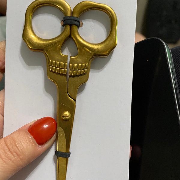 Heavy Duty Dead Sharp Skull Scissors for Embroidery Crafting - Etsy
