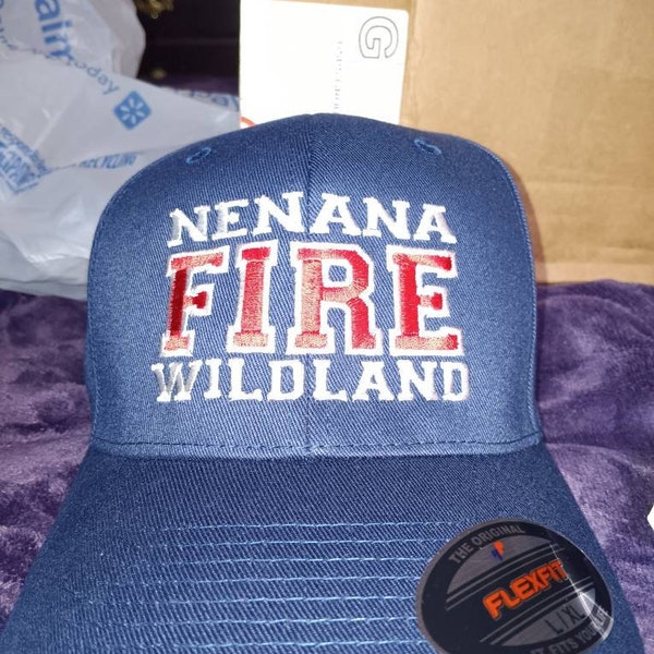 Free Personalization, Custom Fire Department Embroidered Hat, Fire Dept ...