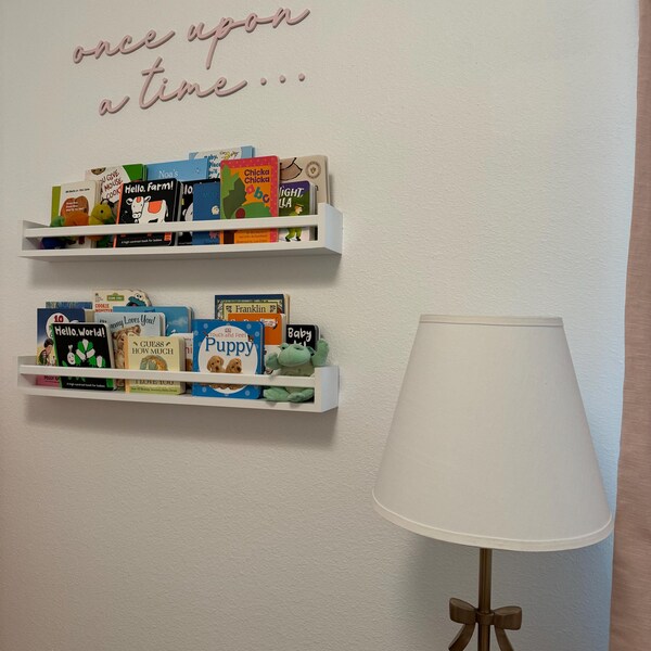 Once Upon a Time Cut Out, Nursery Wall Decor, Reading Wall, Fairytale ...