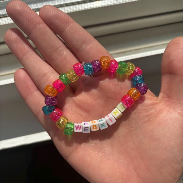 Handmade Adult Swim Smiling Friends Inspired Pony Bead Bracelets Kandi ...