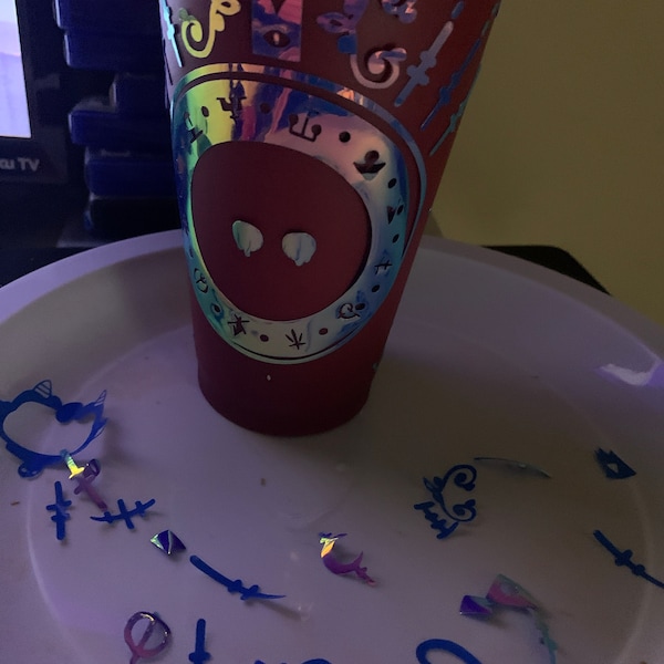 The Owl House Hootie Eda King Starbucks Tumbler Hot Drink Holographic Cup 16 Oz Etsy