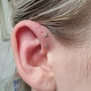 Industrial Piercing/ Scaffold Piercing Bar Surgical Steel | Etsy