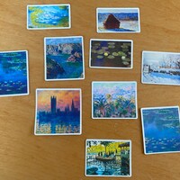 Claude Monet Laptop Stickers - Etsy Canada