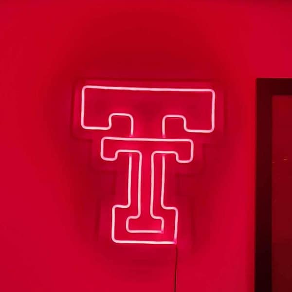 Sam Houston State University Bearkat Paw LED Neon Sign - 20" W X 16.6 ...