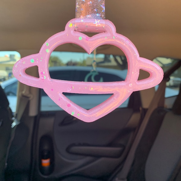 Light Pink Opal Heart Planet Tsurikawa - Etsy