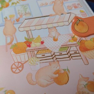 Cute Pink Peach File Folder 13 Pocket Folder Decorative - Etsy