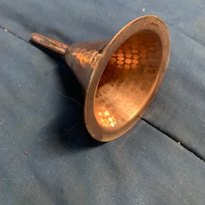 Handcrafted Pure Hammered Copper Funnel - Etsy