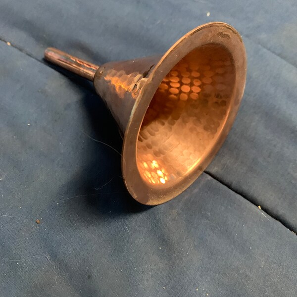 Handcrafted Pure Hammered Copper Funnel - Small Flask Size - Etsy
