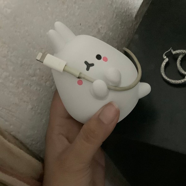 Bunny Cable Holder | 3D Printed | Cute Cable Holder - Fun Cute ...