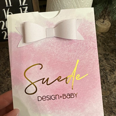 Customized Gold Foil Gift Card Holders/ Money Holders Set of 10 ...