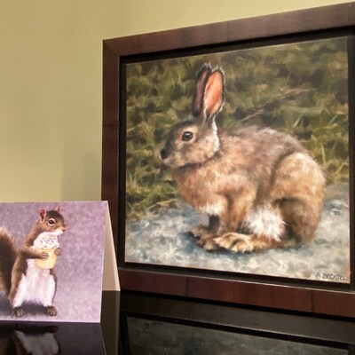 Rainbow Pika Art Print Original Artwork by Sarah Becktel. Original Pika ...