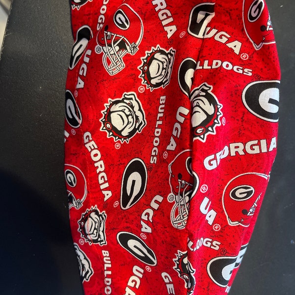 Georgia Bulldogs Football Scrub Cap/surgical Cap/scrub Hat/uga/red - Etsy