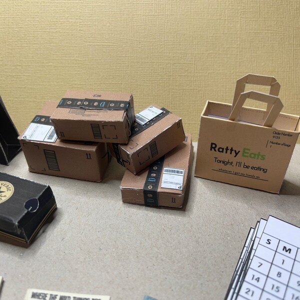 Instant Download Miniature Popcorn Bucket & Popcorn Box Value Pack DIY ...