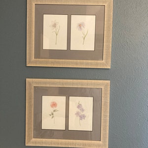 Watercolor Birth Month Flower Prints Floral Garden Collage - Etsy