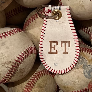 Personalized Hand Made Baseball Key Chain - Etsy