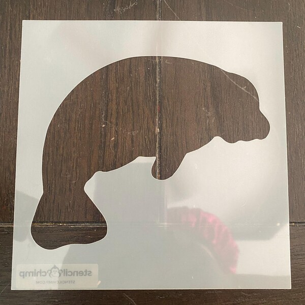 Stencil, Manatee Stencil, Ocean Stencil, Sea Animal Stencil for Wood ...