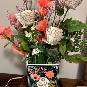 Book Page Flower Bouquet Long-stemmed Proses for Readers, Writers, and ...