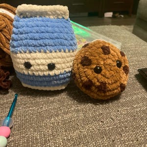 Mini Chocolate Chip Cookie Crochet Pattern, Plush Mini Cookie ...