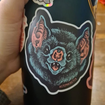 Bat Sticker Vampire Bat Horror Horror Art Horror Decor Spooky Bat ...