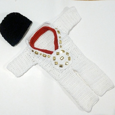 PATTERN Crochet Newborn Elvis Jumpsuit Outfit Pattern Crochet - Etsy ...