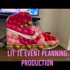 Sneaker From Balloons Shoe Mosaic From Balloons Decor Ideas - Etsy