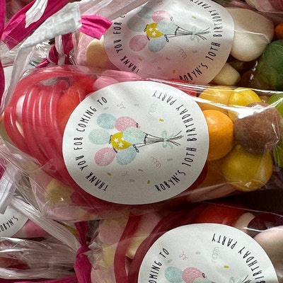 Personalised Birthday Label Cake Stickers Kids Name Party Gift - Etsy